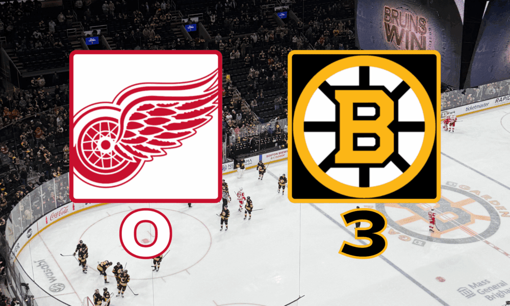Breaking Apart the Bruins' Shutout Win Against the Red Wings | Boston ...